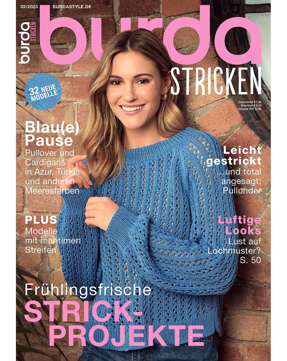 Burda Stricken, Heft 2/23 – WUNDERBAR! - wollig & kreativ