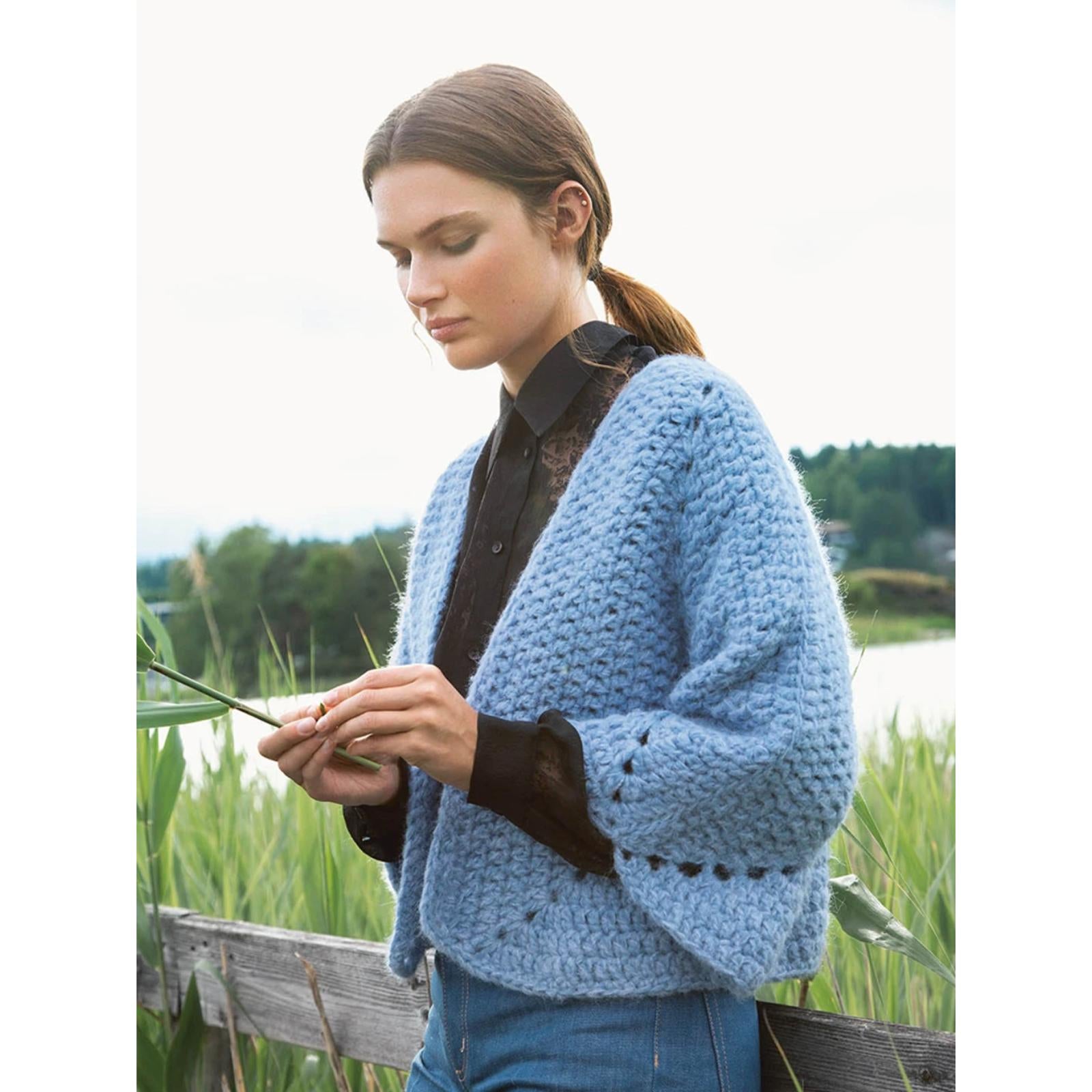 Anleitung (de, en) von © Sandnes - Laura Jacke – WUNDERBAR! - wollig ...